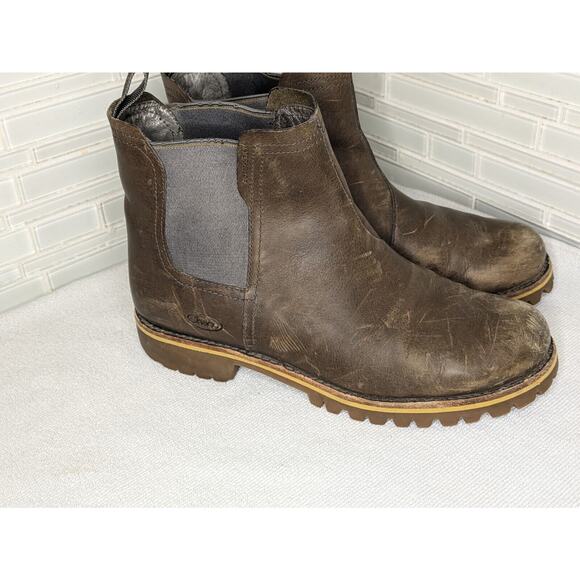 Chaco | Shoes | Chaco Fields Chelsea Womens Waterproof Boot Leather ...